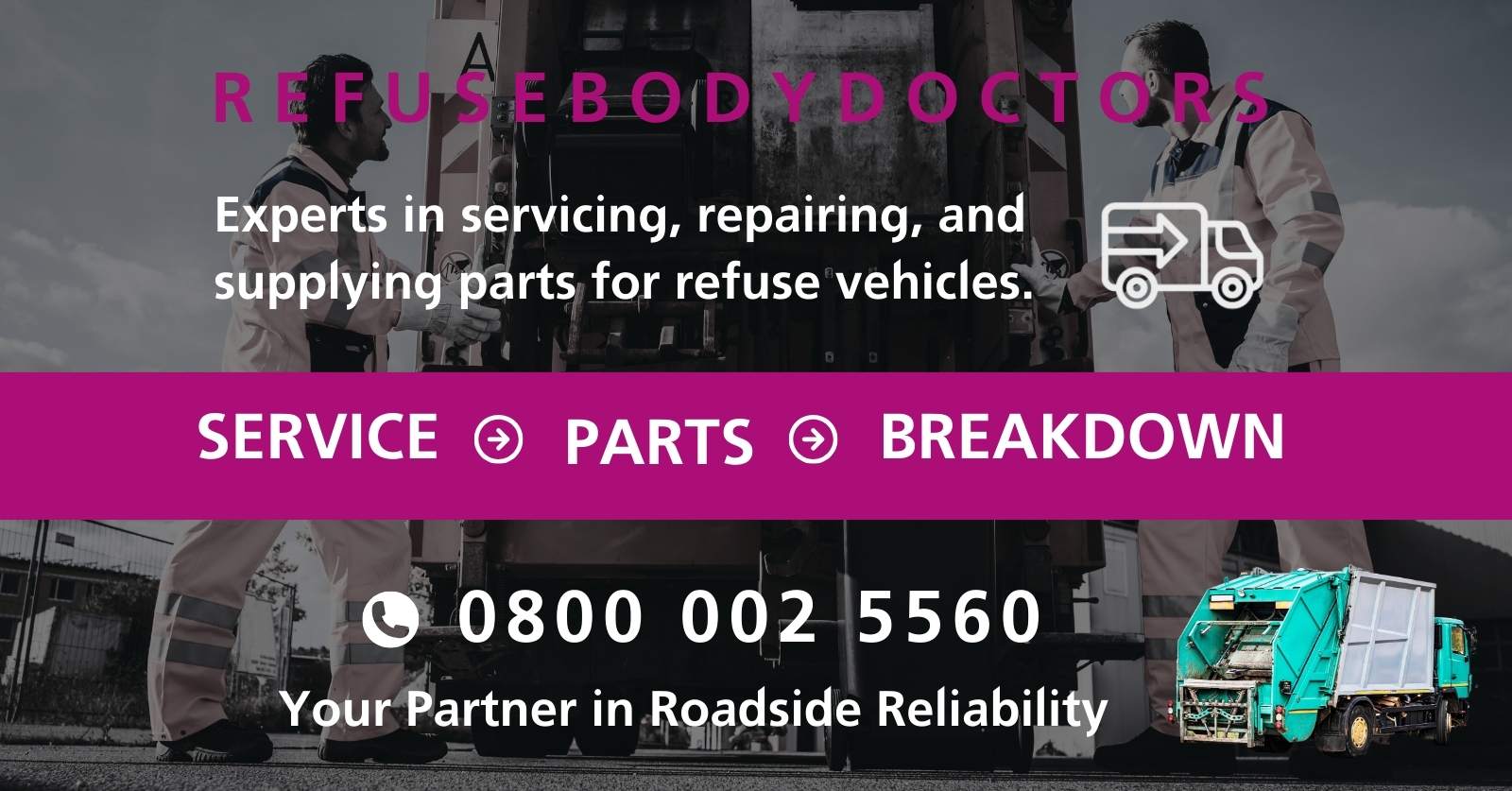 Expert Refuse Vehicle Solutions | Refuse Truck Maintenance & Repair UK